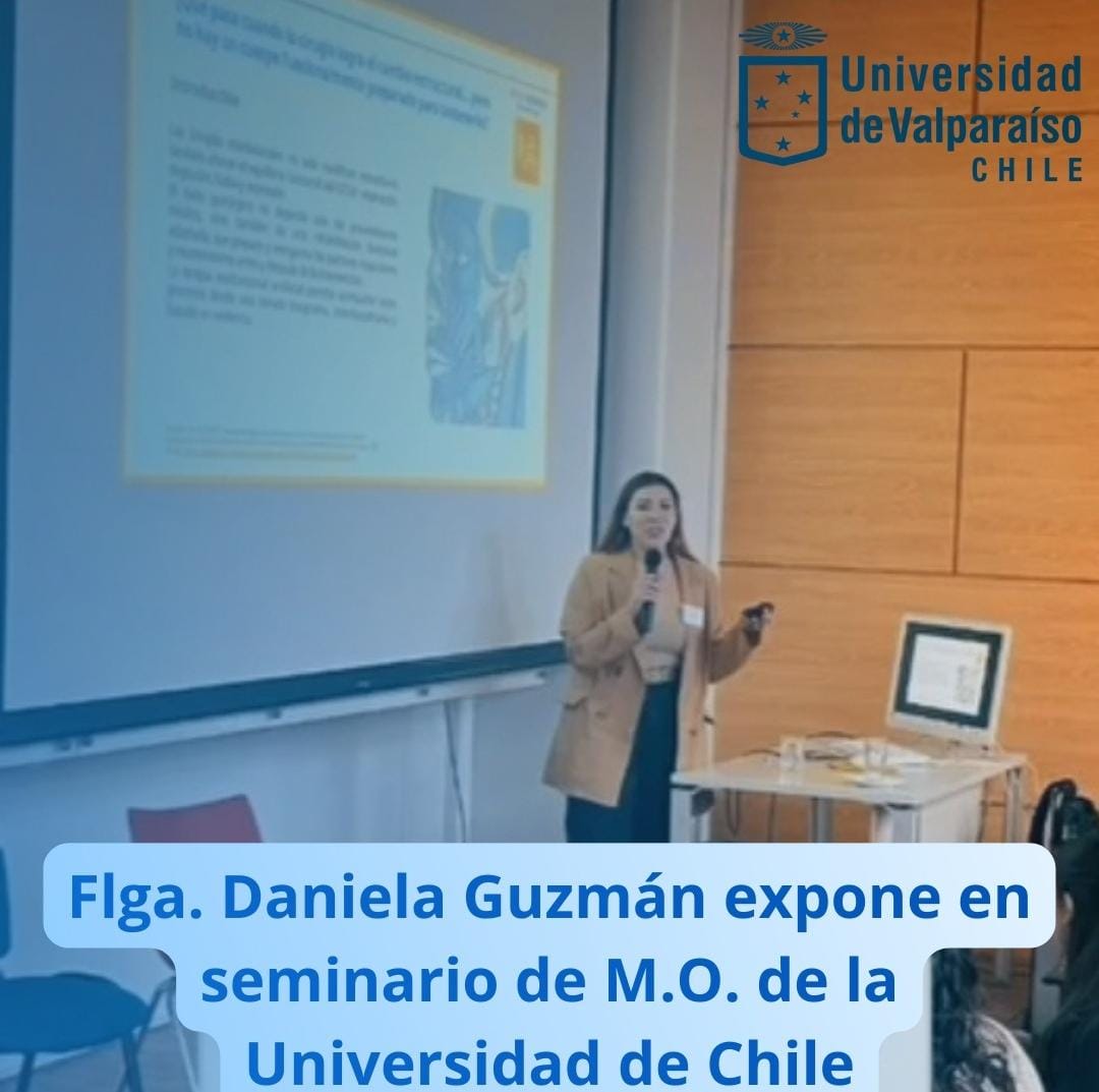 Fonoaudióloga Daniela Guzmán expone en seminario de M.O. de la Universidad de Chile